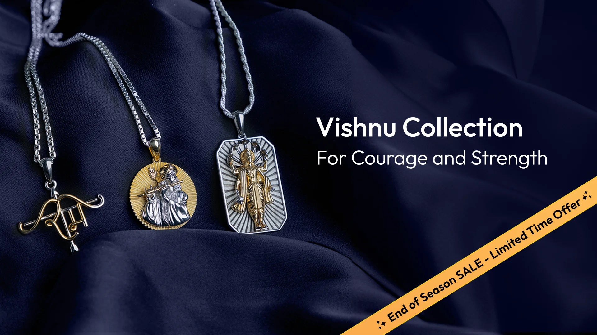 Buy Vishnu Pendant Locket in Gold and Silver Premium Quality in India Blezd Premium Spiritual Jewellery for Every Occasion
